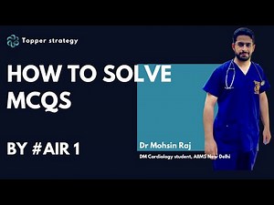 How to solve MCQs | By AIR 1 #neet #inicet #aiimsnewdelhi