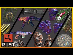 Rust Skins | Bee Box, Deep Ruby Roadsign Armor, Croco SAP, Dart Wheel, Black Ops Rocket Launcher