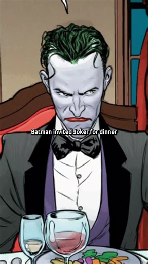 Batman Hosts Joker and Riddler for Dinner