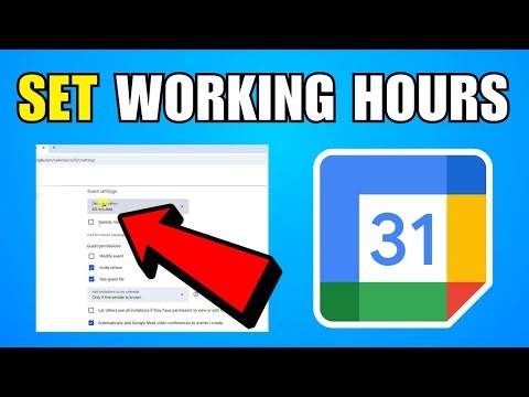 How To Set Working Hours On Google Calendar (2026) (Complete Guide)