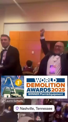 The Winner of the WORLD DEMOLITION AWARD 2025 is @lauriniofficinemeccaniche #demolition | Laurini Pipeline Web Radio