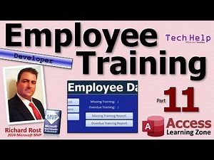 Tracking Employee Training and/or Certifications in Microsoft Access, Part 11