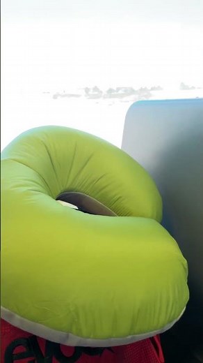 Take our COCOON travel pillow and blanket with you on your next journey. Lightweight and compact.