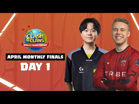 World Championship: April Monthly Finals | Day 1 | #ClashWorlds | Clash of Clans