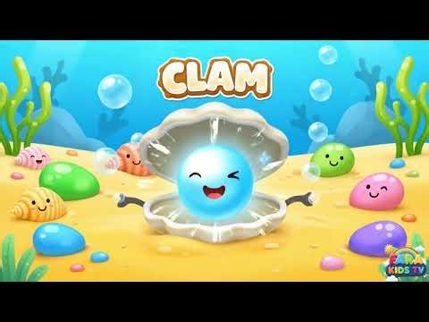 Learn About Clams! 🐚 | Ocean Animals for Kids | Shellfish & Seafood | FARA KIDS TV #KidsLearning