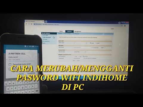 Cara Mengganti Password WiFi IndiHome Menggunakan Komputer atau Laptop