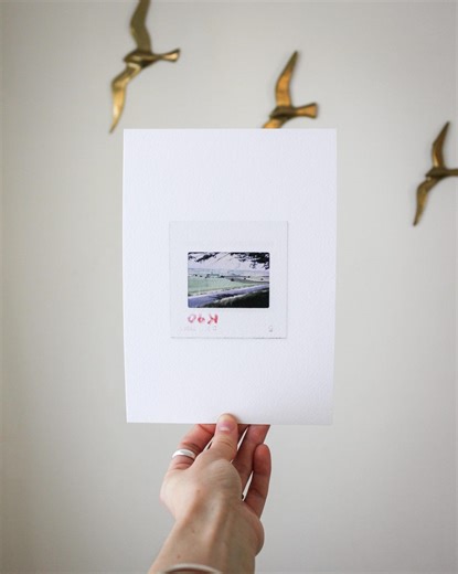 Miniature Landscape Art Print | Country Road - Etsy