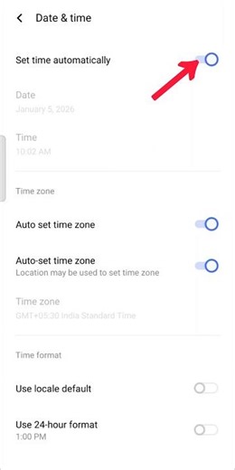 How to set time and date automatically #shorts #youtubeshorts #mobile