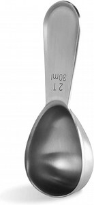 U-Taste 18/8 Stainless Steel Coffee Scoop: Durable Metal Kitchen Baking Cooking Measuring Coffee Scoop 2 tablespoon