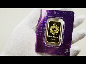 Scottsdale Mint 1 oz. Gold Bar Unboxing!