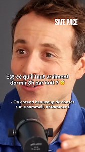 Dormir 8h par nuit pour être en forme, est-ce une obligation ? Le docteur François Duforez, spécialiste du sommeil, nous répond dans ce nouvel épisode de SAFE PACE. « Les secrets d’une bonne récupération », avec @majormouvement et le docteur Duforez, c’est dispo sur toutes les plateformes audio et sur YouTube 👌 | Safe Pace