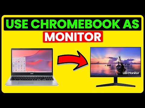 How To Use Chromebook As Monitor (How To Set Up Chromebook As Monitor)