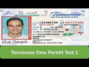 Tennessee DMV Permit Test 1