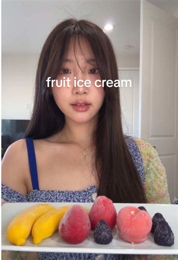 Delicious Fruit Ice Cream Recipe and ASMR Experience