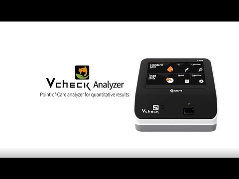 [BIONOTE] Vcheck Analyzer: POCT analyzer for immediate quantitative results