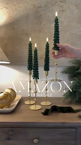 These LED candles are the perfect touch for my holiday setup 🎄 With their flickering light and 3D wick, they feel like real candles but without the mess or risk 🔥 Timer & remote control make them so convenient! 👇 See the link in the comment — your Christmas decor just got an upgrade! #ChristmasLighting 🕯 #HomeDecor #HolidayLights #LEDHolidayCandles #CozyChristmas #ChristmasTree #FestiveVibes #AmazonFinds #WinterDecor #HolidayDecor #homemini | Interior Decor World