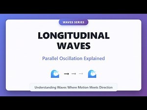 Longitudinal Waves Explained: Parallel Oscillation & Compressions | Physics Tutorial