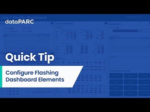 Quick Tip - Create Flashing Elements in Dashboards