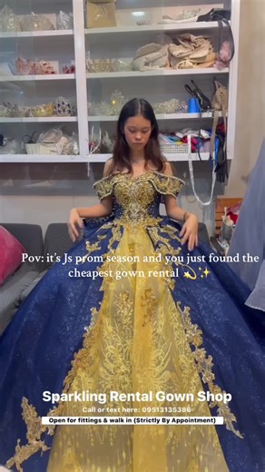 Affordable Gown Rental for Js Prom Season