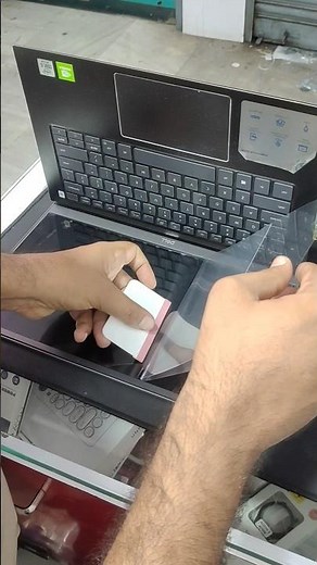 Apply Laptop Screen Protector || How To Apply Laptop guard | #skins #sortvideo #trending #viral