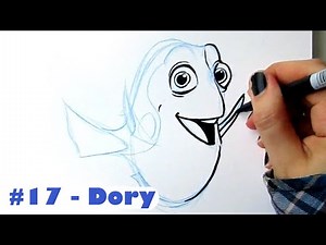 HOW TO DRAW DISNEY #17 - DORY (FINDING NEMO)