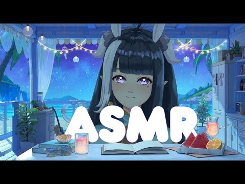 [ ASMR ] Whispering and ear tapping with the Ocean ♥