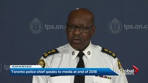 Chief Mark Saunders speaks at year-end news conference