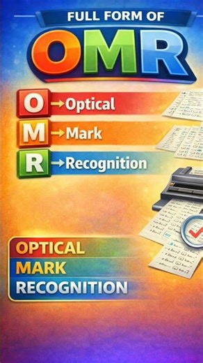 OMR क्या है? | OMR Full Form | What is OMR | Optical Mark Recognition | Computer GK