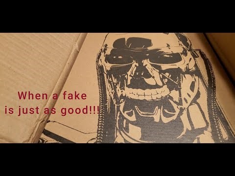 Counterfeit T-800 Terminator Life Size Endo Skull Bust that's actually GOOD!