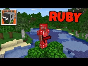 How To Make RUBY ARMOR and TOOLS in Craftsman: Building Craft