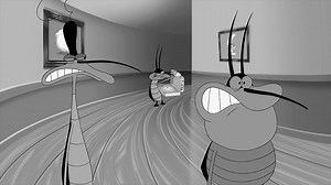 18K views · 489 reactions | Ambiance noir et blanc  #oggyetlescafards #cartoon #chat #fun #chaton #youtube | OGGY et les Cafards | Facebook