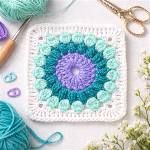 Starburst Granny Square Crochet Pattern | Step-by-step Tutorial for Beginners & Beyond - Etsy UK