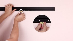 Black French Cleat Hanger 30 inch - 2 Pairs Heavy Duty Z Bar Clips Aluminum Alloy Mirror Mounting Hardware Picture Hanging Kit 200 lbs Load Interlocking Wall Brackets Frame Hanger