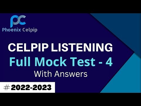 Celpip Listening Test - 4 With Answers | Celpip listening Full Mock Test | Phoenix Celpip
