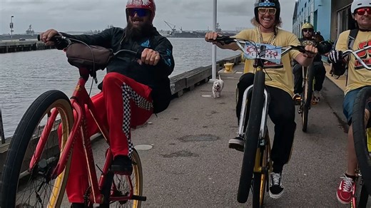 The So Cal BMX Ride is on the home stretch! All that's left is some fun laps around downtown San Diego with Perry Kramer! You can see all the videos from the So Cal BMX Ride in our YouTube playlist at youtube.com/sebikesbmx. | SE Bikes