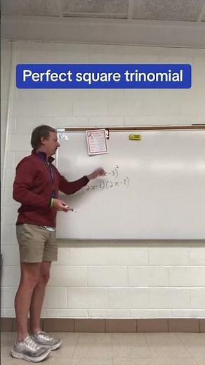 Perfect square trinomial