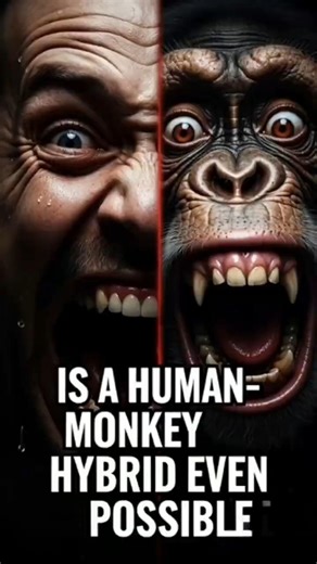 What Happens If You Cross a Human and a Monkey? #sciencefacts #didyouknow #biology #ytshorts