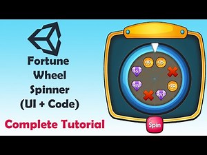 Unity Fortune Wheel Spinner - Complete FREE (UI + C# Code) tutorial