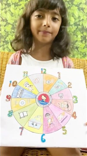 School Timetable Project | Bianca Dinesh #trending #youtubeshorts #viral