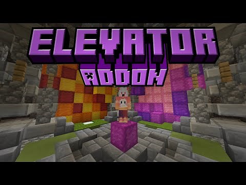 Elevator Addon Showcase || Minecraft Bedrock 1.20.30 - 1.20.40