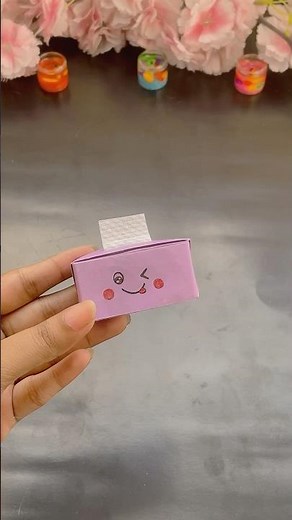 DIY tissue paper box tutorial | easy paper craft | how to make tissue box with paper