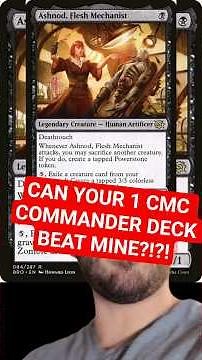 ALL 1 CMC DECK CHALLENGE UNDER 50$??? #mtg#mtgcommunity #mtgcommander #mtgarena#mtgedh