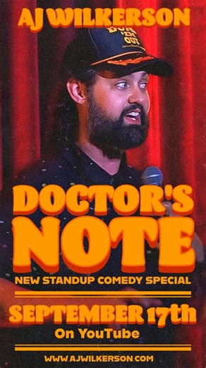 40K views · 5.1K reactions | The Greatest Teaser Trailer of All Time (and the Full Special is even better) September 17th at 7pm Eastern Time. Only on my YouTube  #standupcomedy #newspecial #september #17th #youtube #ajwilkerson #captainautism #doctorsnote #independent | AJ Wilkerson | Facebook