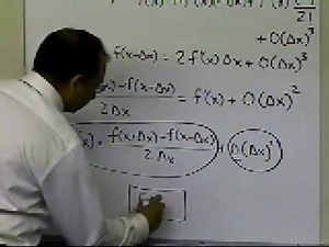 Chapter 02.02: Lesson: Accuracy of Finite Difference Formulas for Differentiation Part 2