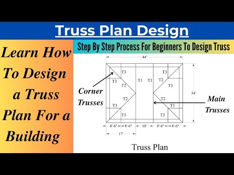How To Design a Truss Plan For a Building in AutoCad