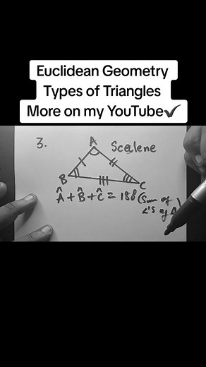 Euclidean Geometry: Types of Triangles(Watch the full video on my YouTube Channel)❤️‍🔥 #joytacademy #Triangles #grade8 #grade9 #grade10 #grade11 #grade12 #maths #Mathematics #grade10maths #grade11maths #grade12maths #fyp #fypシ #fypシ゚viral