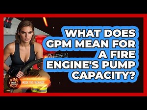 What Does GPM Mean For A Fire Engine's Pump Capacity? - Inside the Firehouse