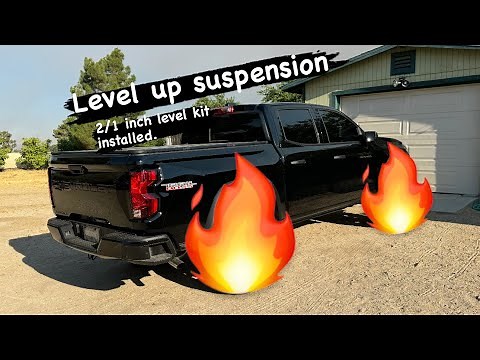 Level Up Suspension 2 Inch level kit installed on my 2024 Chevy Colorado trail boss!!!