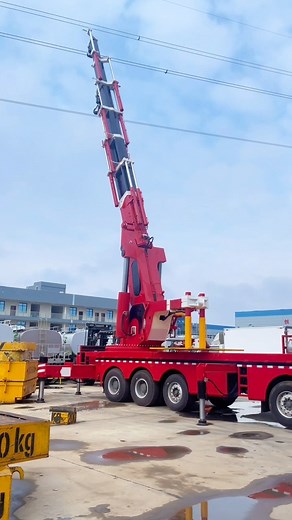 587 reactions · 15 shares | 260-ton folding crane with a lifting...