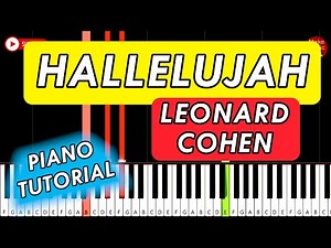 HALLELUJAH (Leonard Cohen) 🎹 Piano EASY Tutorial